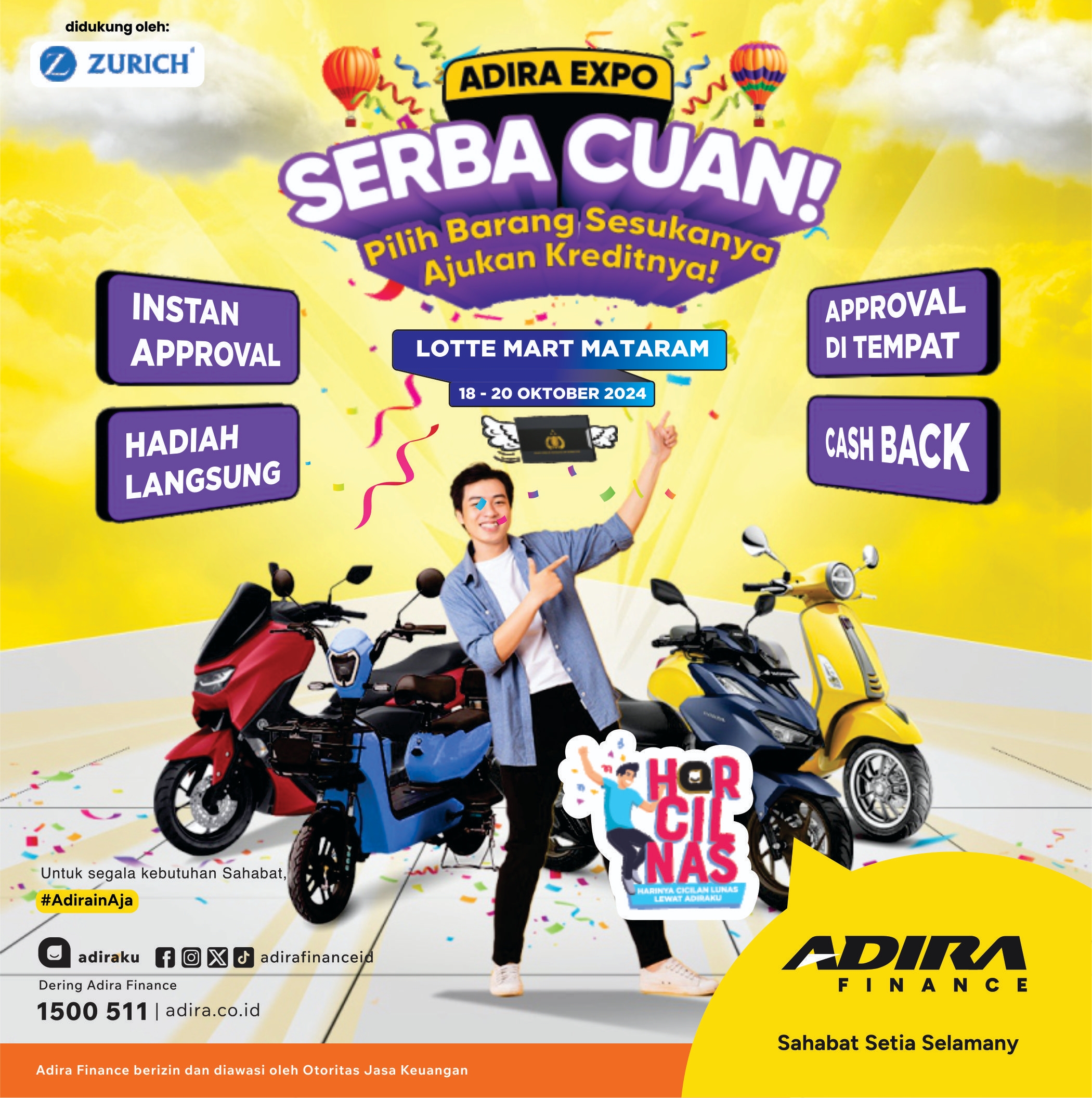 ADIRA MATARAM KEMBALI MENGGELAR ADIRA EXPO - Lomboknesia